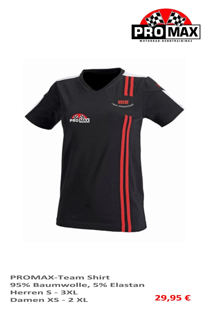 Team-Bekleidung - promax rennstrecke